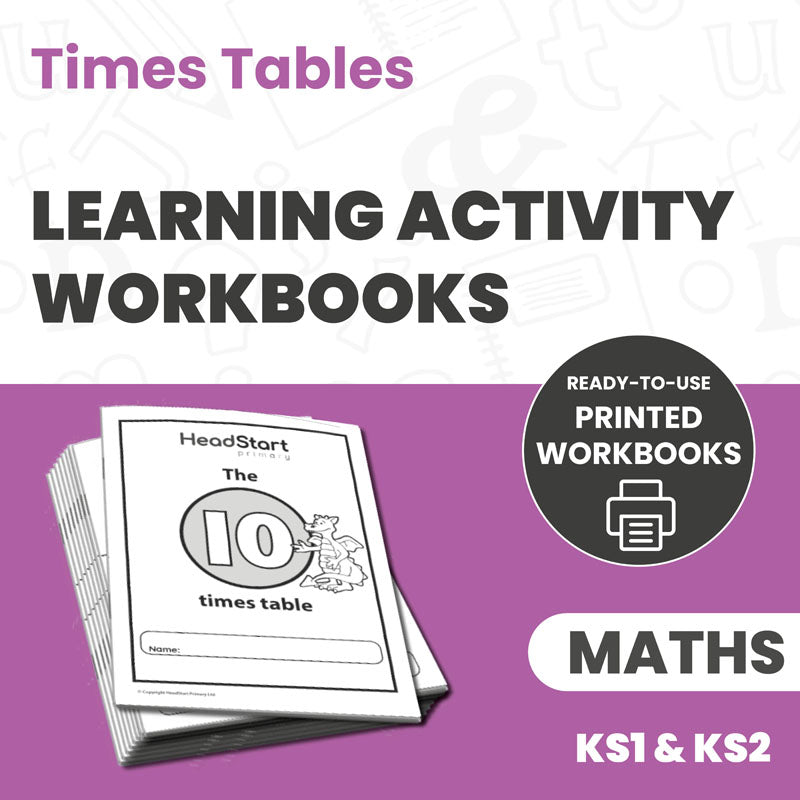 Times Tables Learning Activity Workbooks – HeadStart Primary