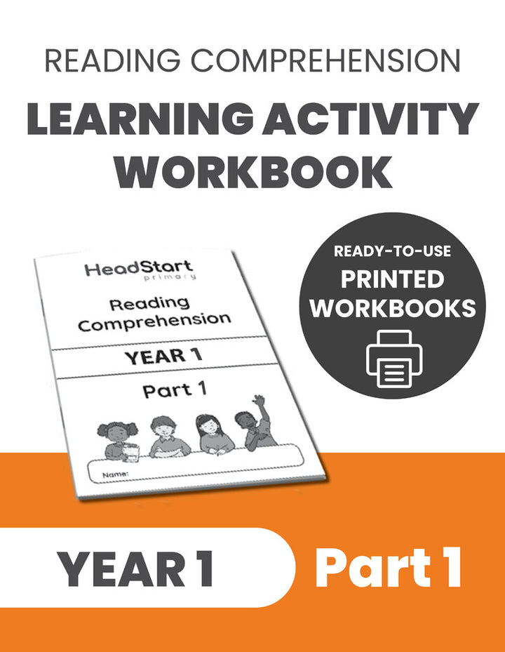 Reading Comprehension Learning Activity Workbooks – HeadStart Primary