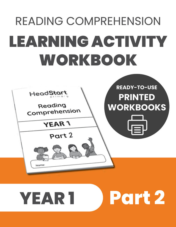 Year 1 Reading Comprehension Learning Activity Workbook: PART 2 ...
